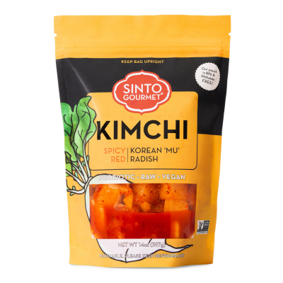 Kimchi - Spicy Red Korean "Mu" Radish | Sinto Gourmet